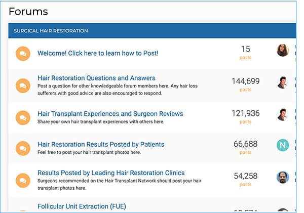 Hair Loss Talk Forums ~ The Best Online Forums Of 2020